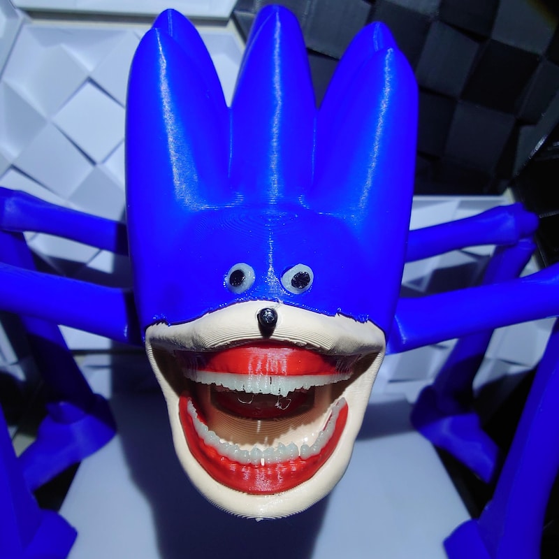 Printed Sonic Figure - Etsy