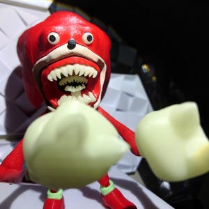 Shin Super Sonic Large 8" Tall, 13" Long Articulated Fidget Toy Glow in ...