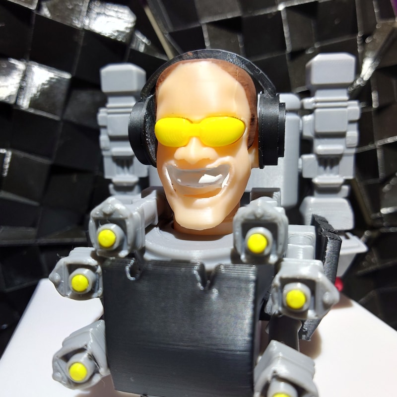 Skibidi Toilet Action Figures - Etsy