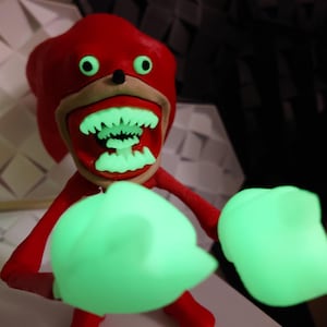 Shin Super Sonic Large 8" Tall, 13" Long Articulated Fidget Toy Glow in ...