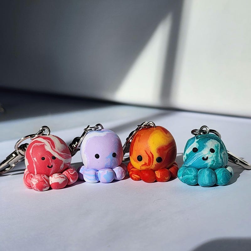 Polymer Clay Keychain - Etsy