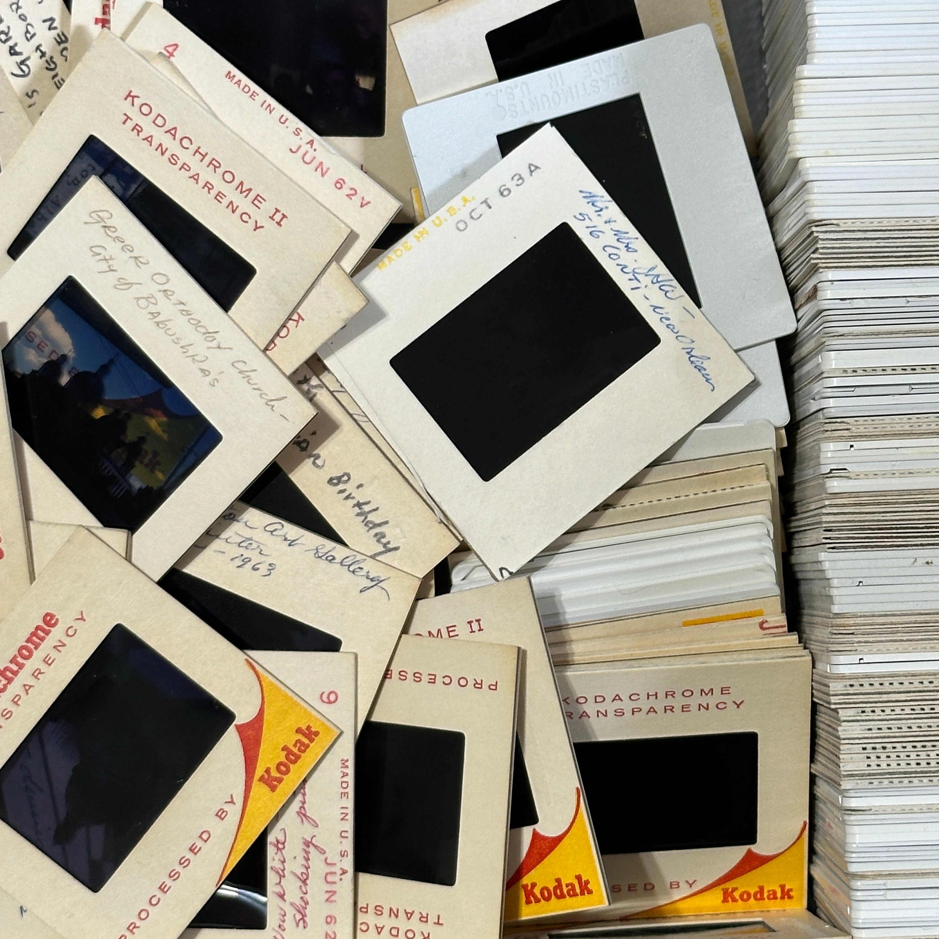 Vintage 35mm Slides Mystery Lot of 20 Slides 1960s-1980s Kodakchrome ...