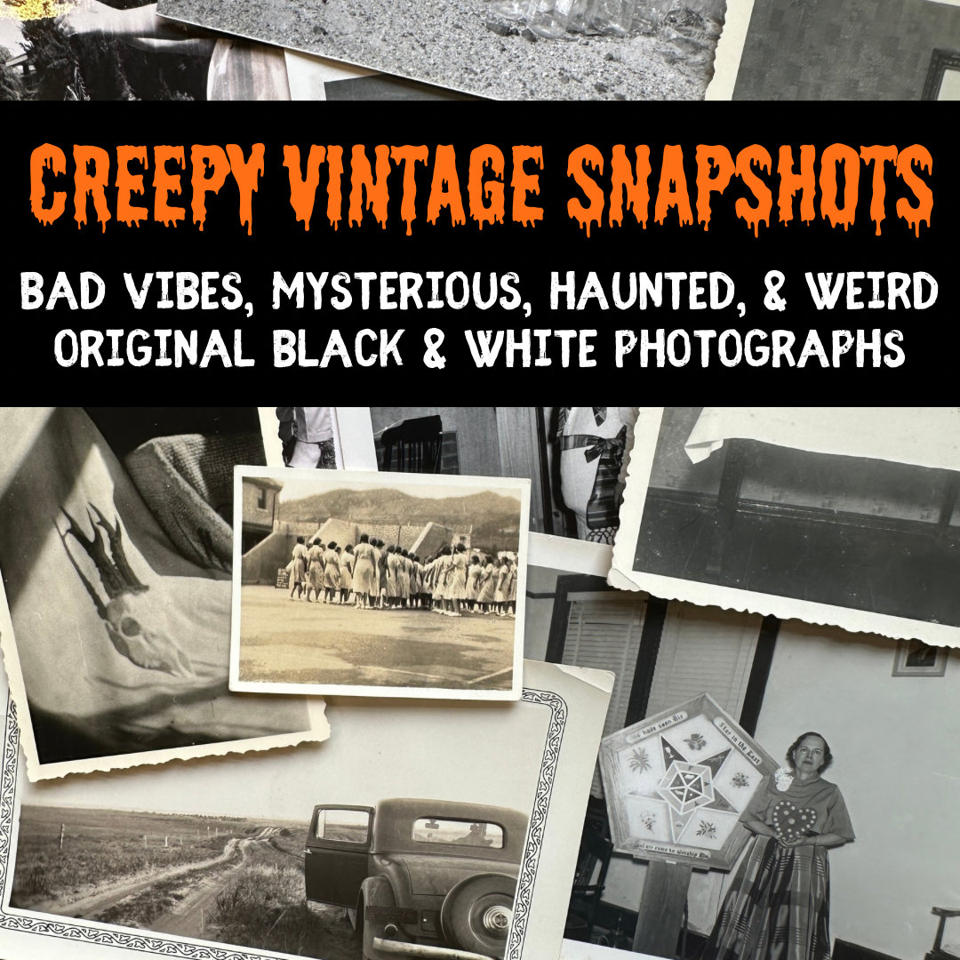 CREEPY VINTAGE PHOTOS Mystery Lot: odd, Haunted, Spooky, Bad Vibes ...