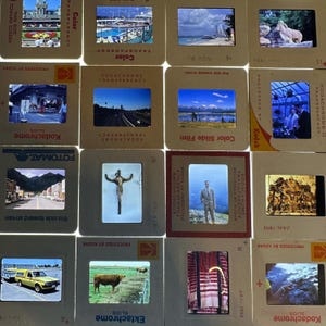 Vintage 35mm Slides Mystery Lot of 10 Slides ~ 1960s-1980s Kodakchrome ...
