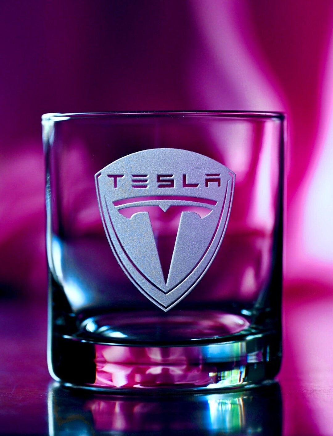 Custom Hand Etched Tesla Whiskey Gift, Cybertruck, Tesla Model S, Tesla ...