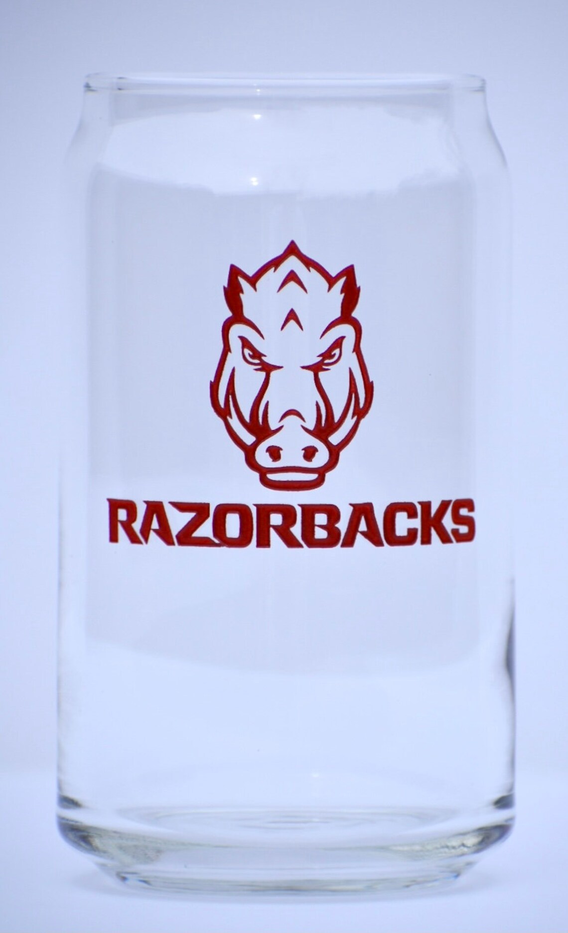 Arkansas Razorbacks Beer Glass, Custom Hand-etched 16oz - Etsy