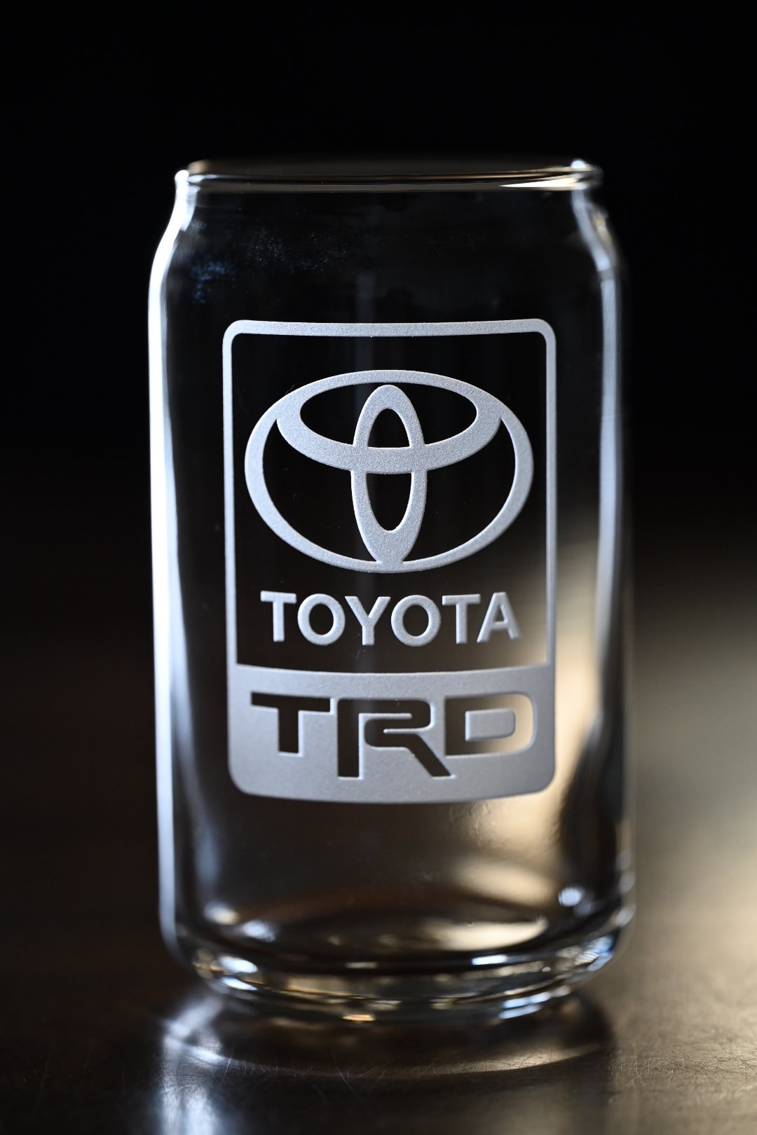 Toyota TRD Beer Can Glass, Deep Etched Toyota Glass, Toyota Gift ...