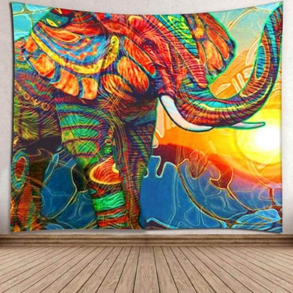 Elephant Tapestry - Etsy