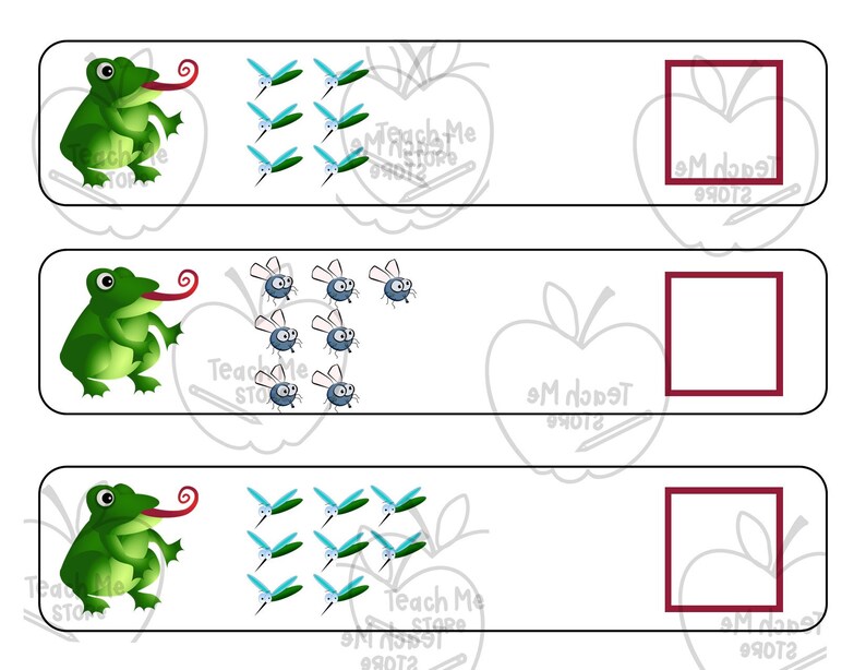 Frog Counting 1 to 20 - Etsy