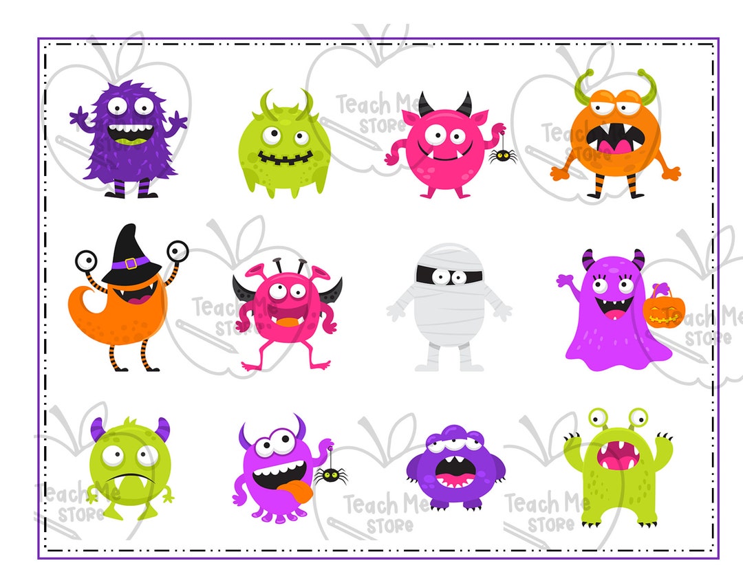Monster Mash Match| Preschool Learning Page | Halloween Classroom ...