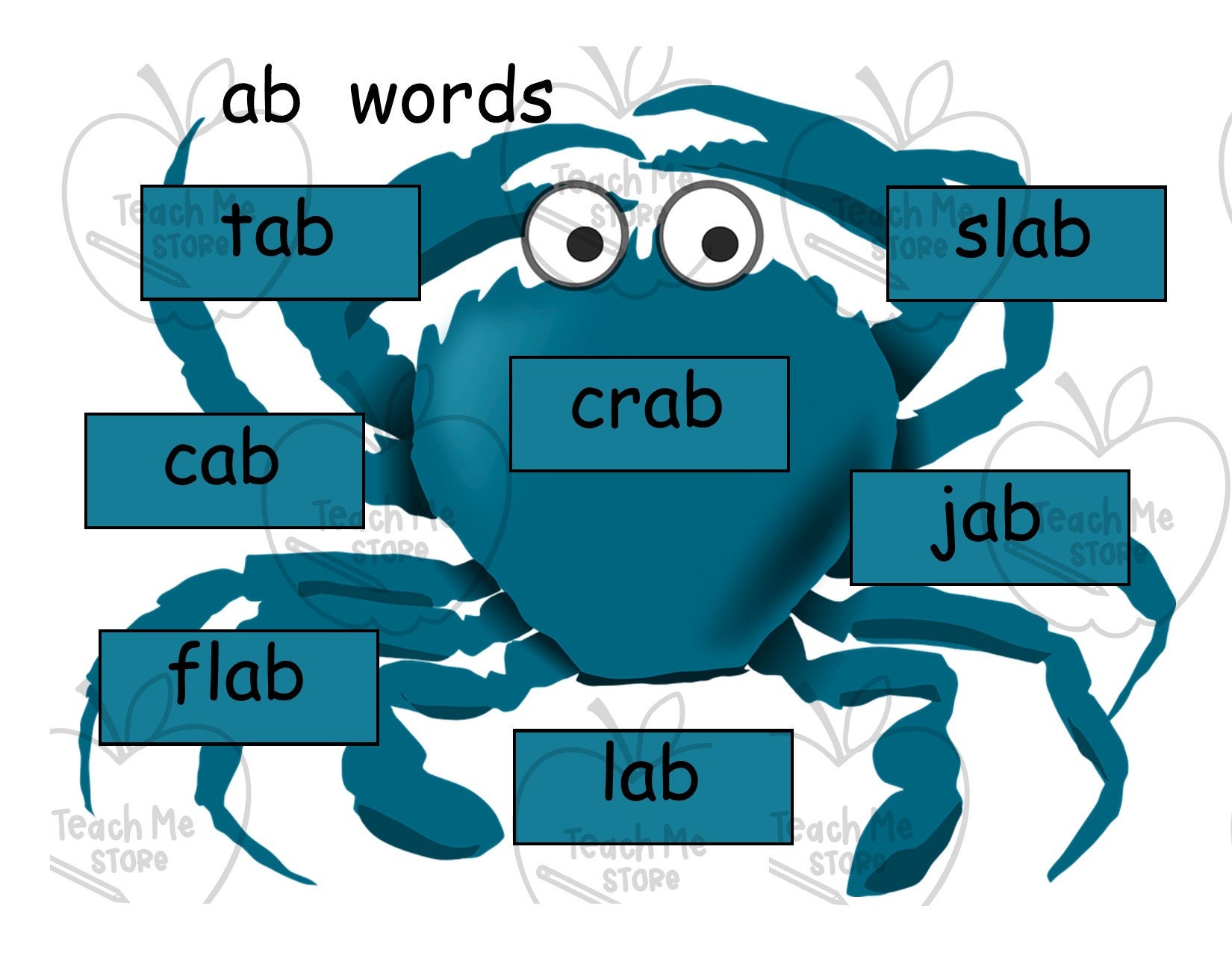 Word Families - OX Words, IG Words, and AB Words - Etsy