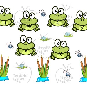 Frog Upper Case and Lower Case Match Activity - Etsy
