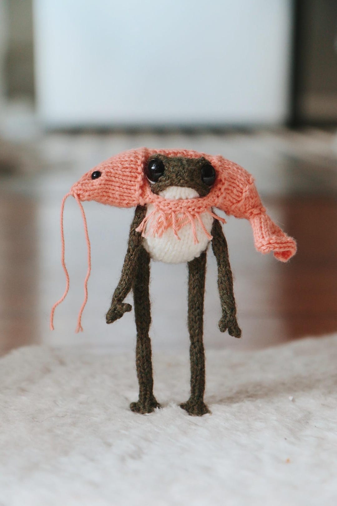 DIGITAL PATTERN Shrimp Hat Pattern for Frog (5-6inches) - Etsy