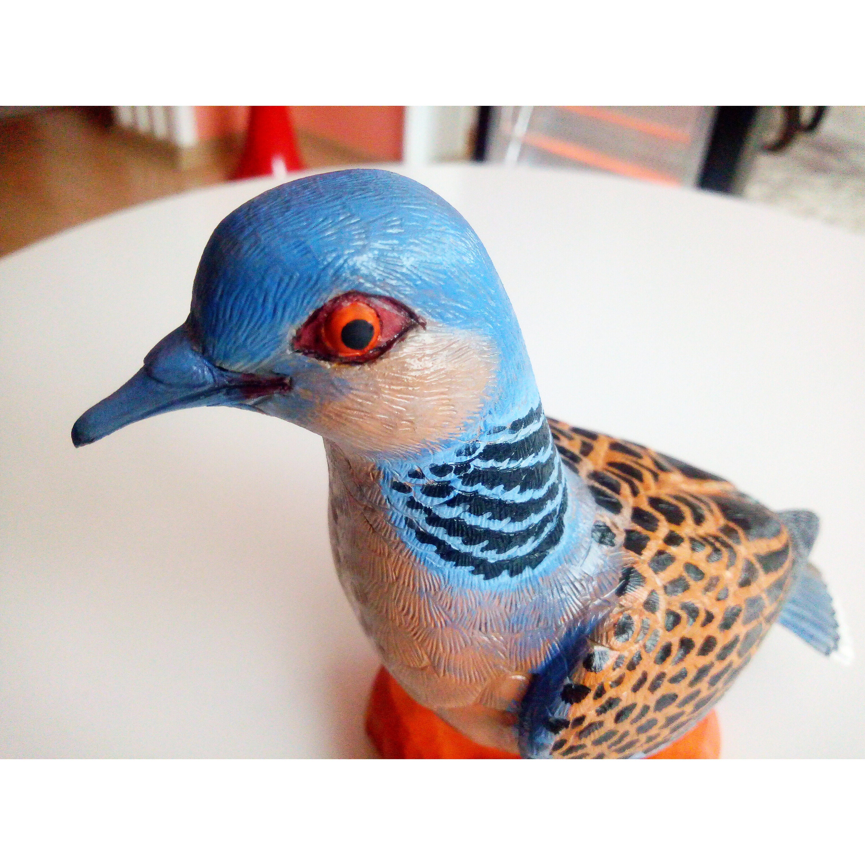 Wood Carved Turtle Dove Bird. Wood Bird Art. Wooden Dove. Bird Carving ...