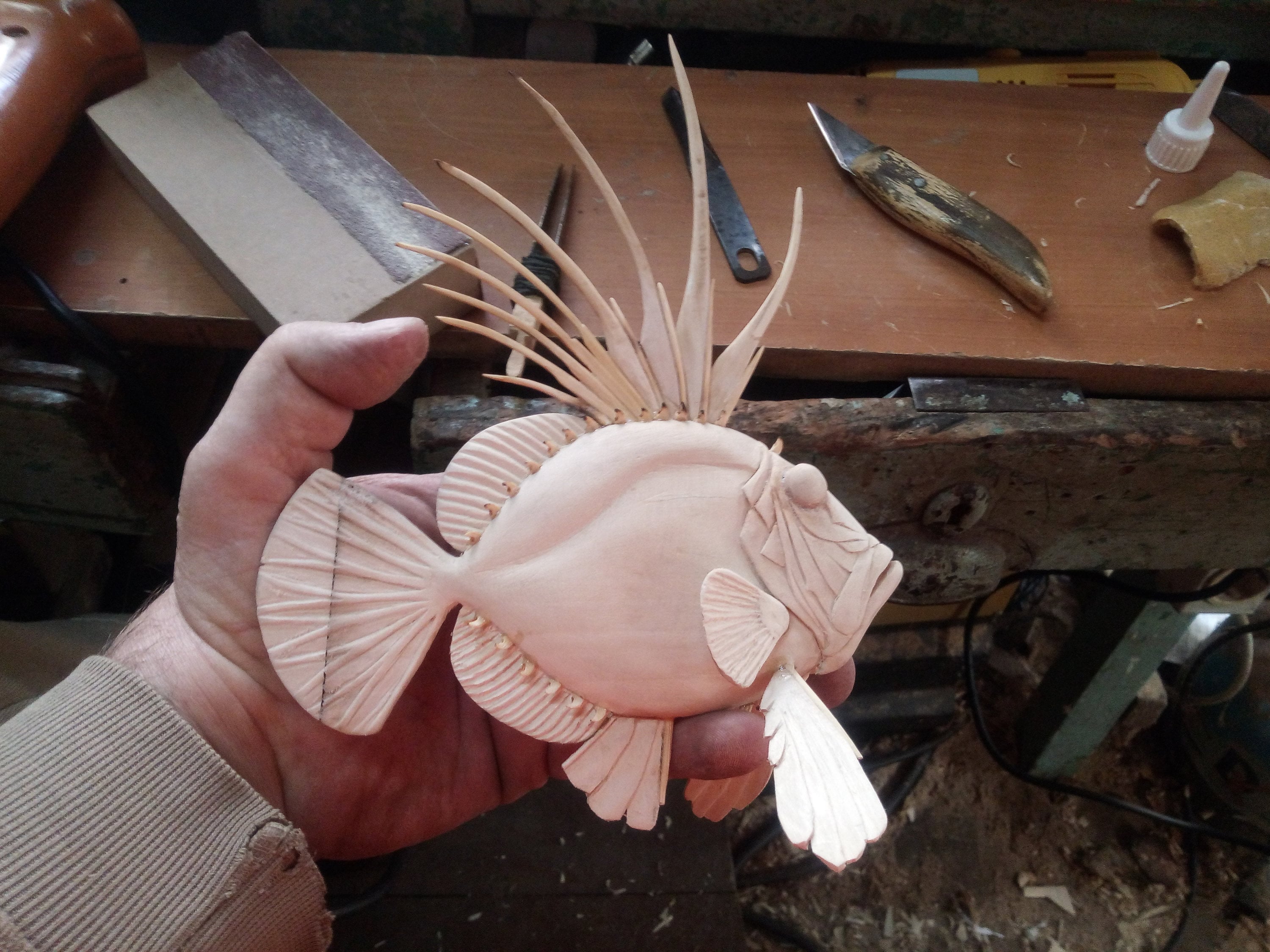 Hand Carved Wooden John Dory Fish. Saint Peter Fish. Fish - Etsy
