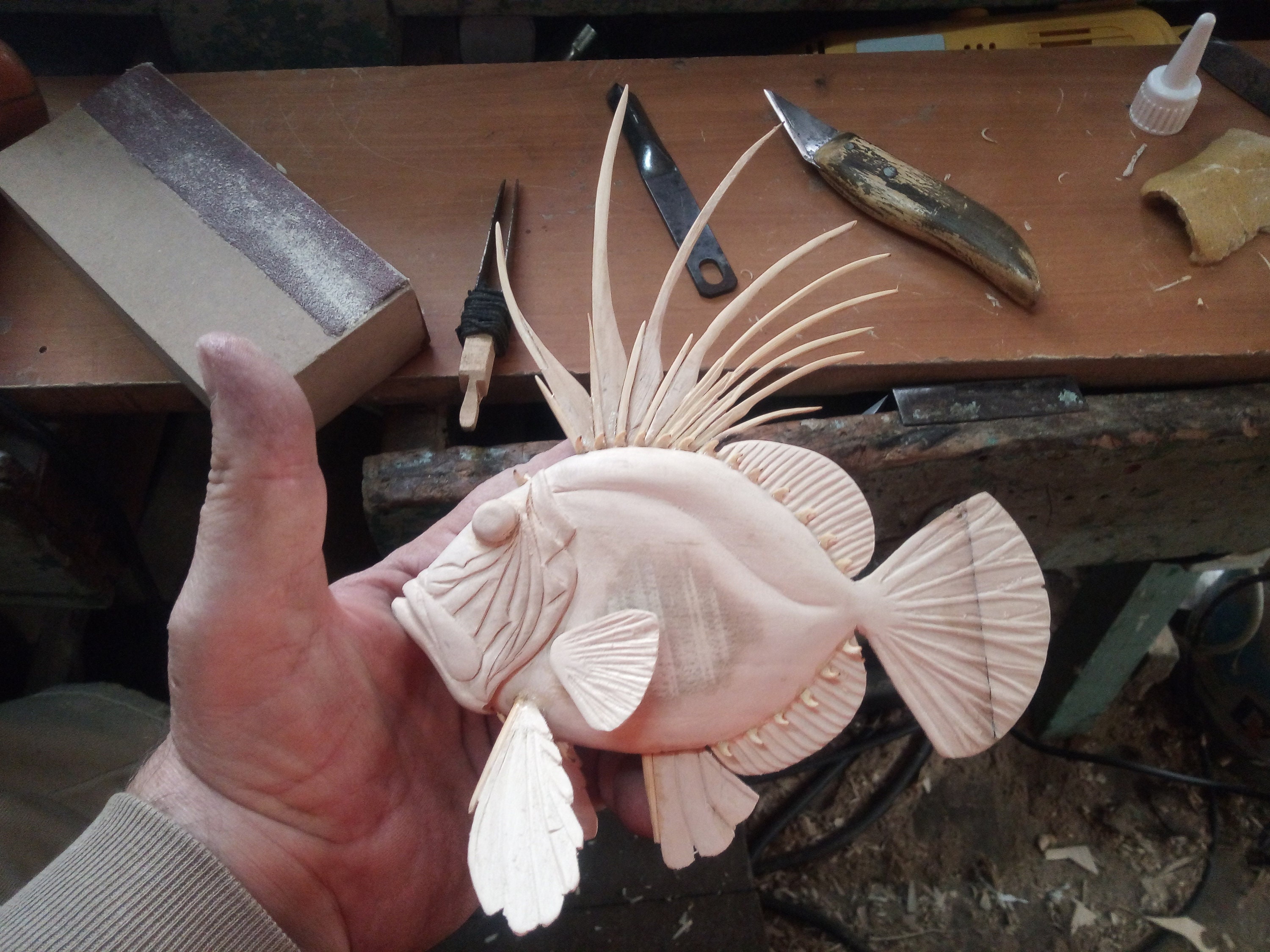 Hand Carved Wooden John Dory Fish. Saint Peter Fish. Fish - Etsy