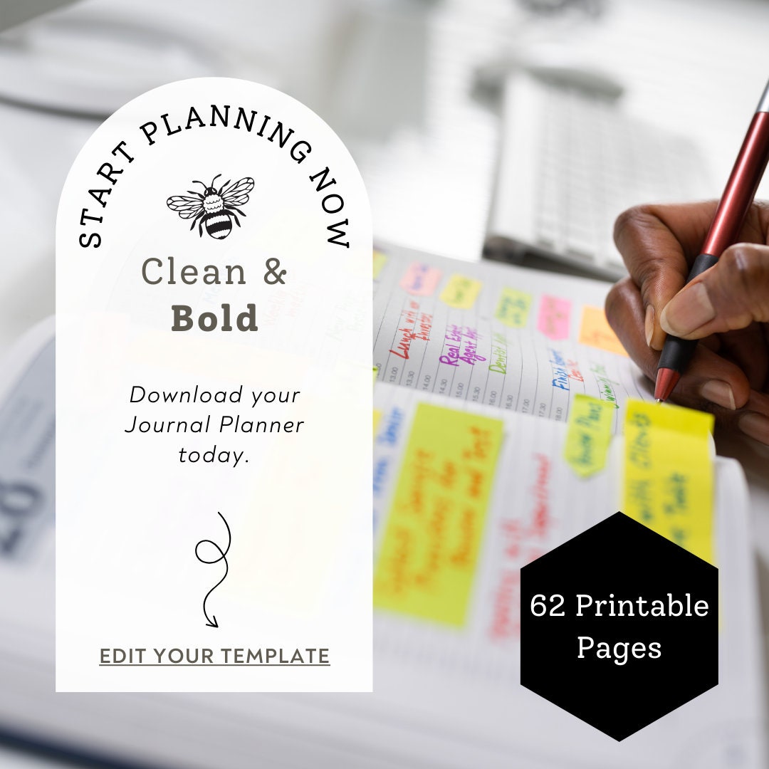 Introducing the NEW 2024 Journal Planner: Simple, Bold, and Designed ...