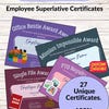 Teacher/staff Superlative Awards, School Party, Funny Teacher ...
