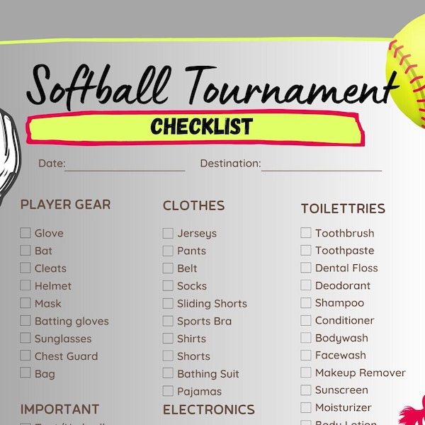 Softball Tournament - Etsy