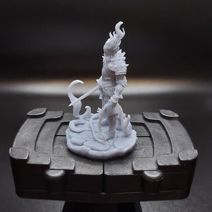 Skeleton Knight Dungeons and Dragons Miniature Dnd Skeleton Miniature ...