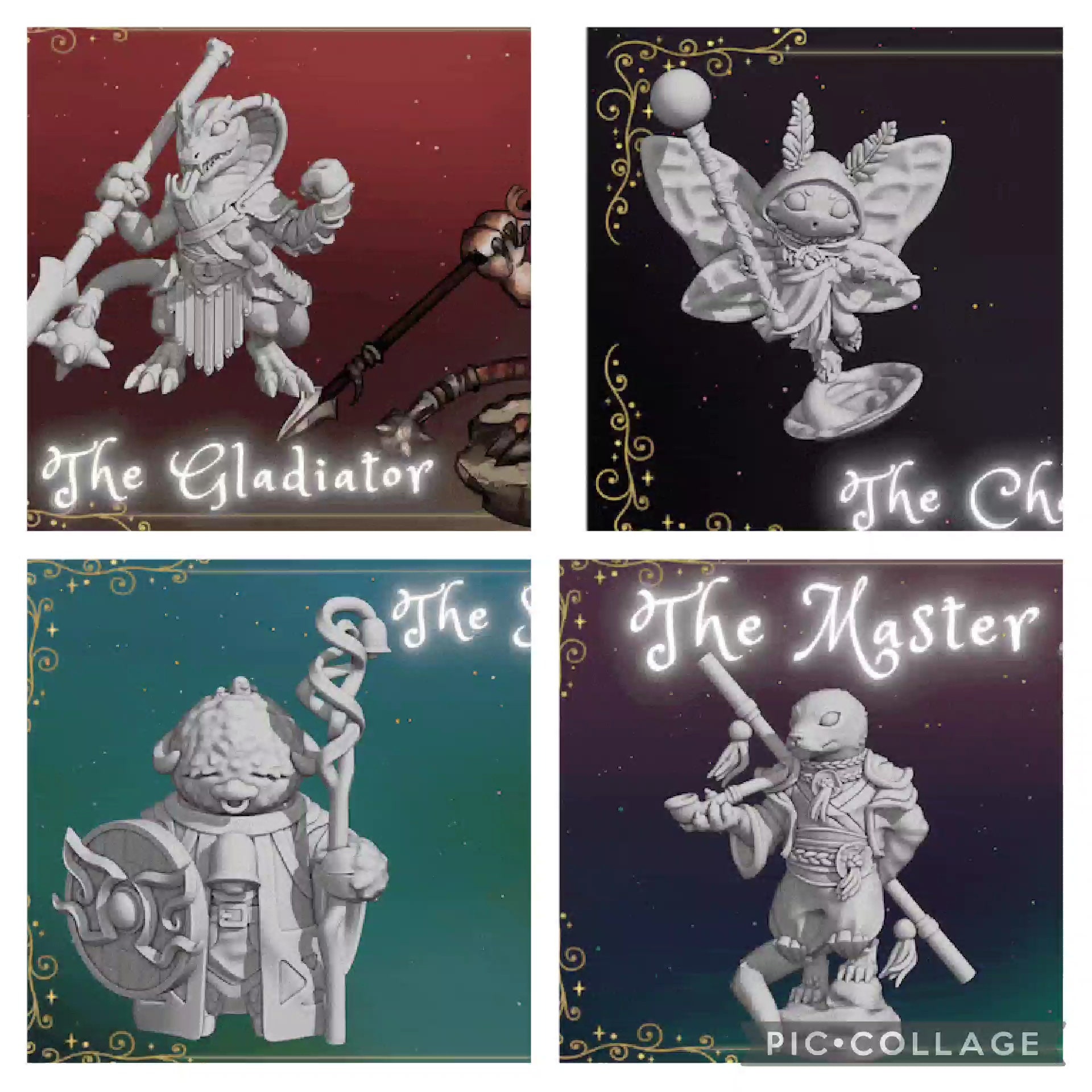 Pick Your Party Size Miniatures Gatcha Mystery Character - Etsy
