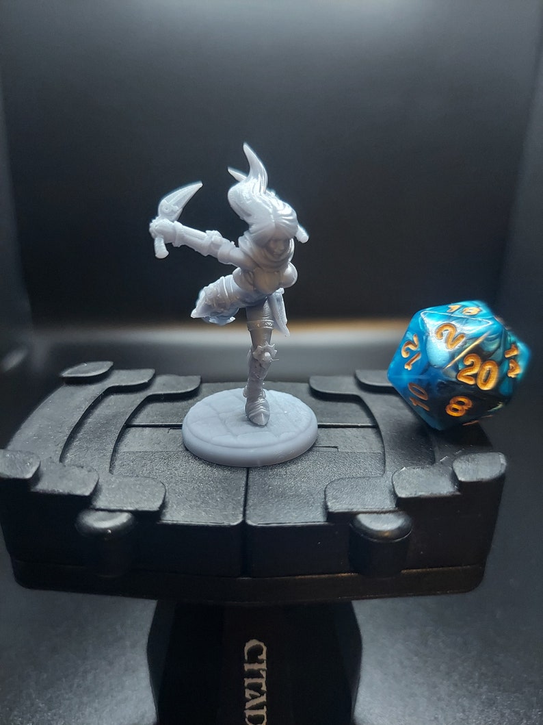 Female Rogue Miniature Dungeons and Dragons Female Miniature Human ...