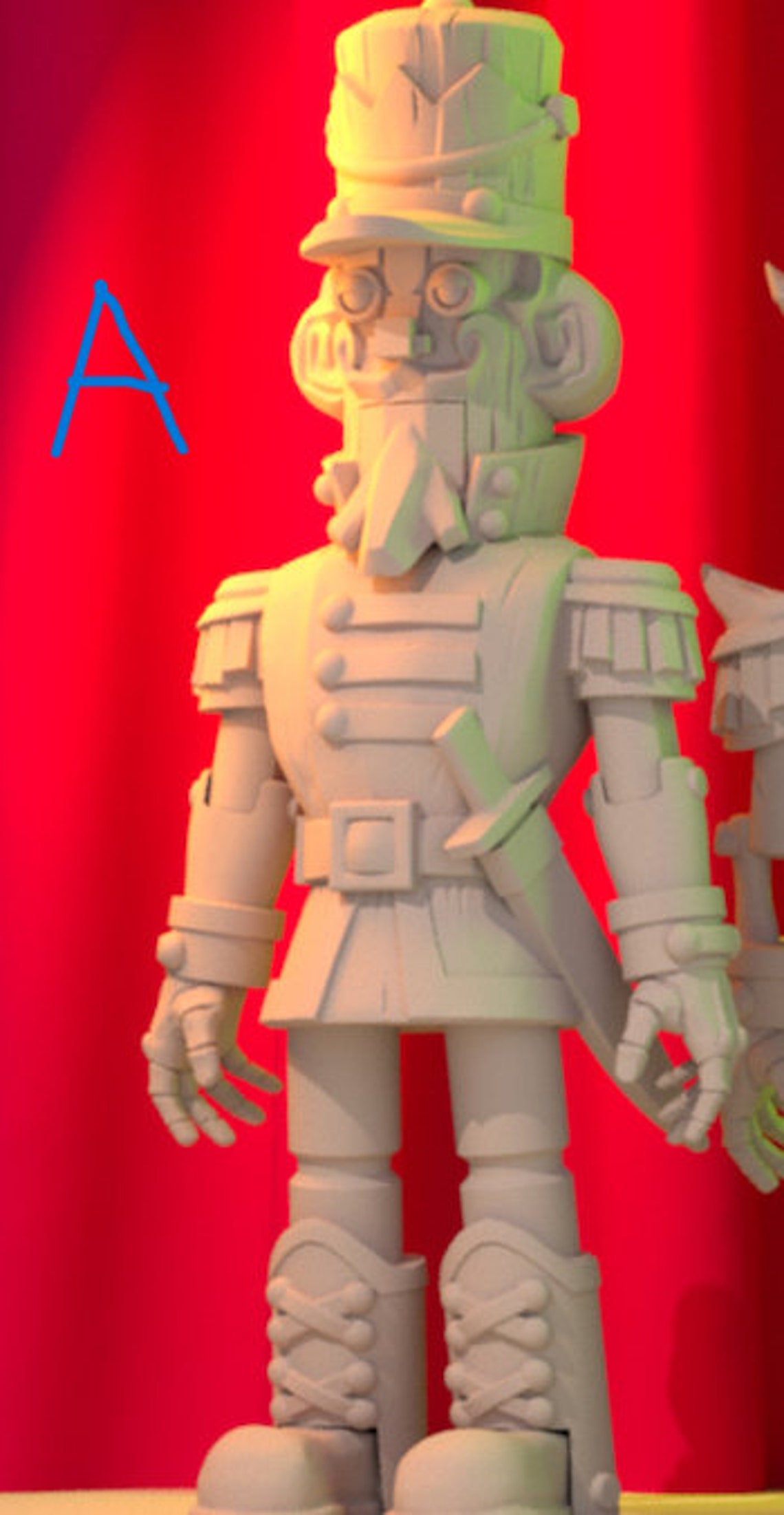 Nutcracker Dragon Dungeons and Dragons Miniature for Ttrpgs Tabletop ...