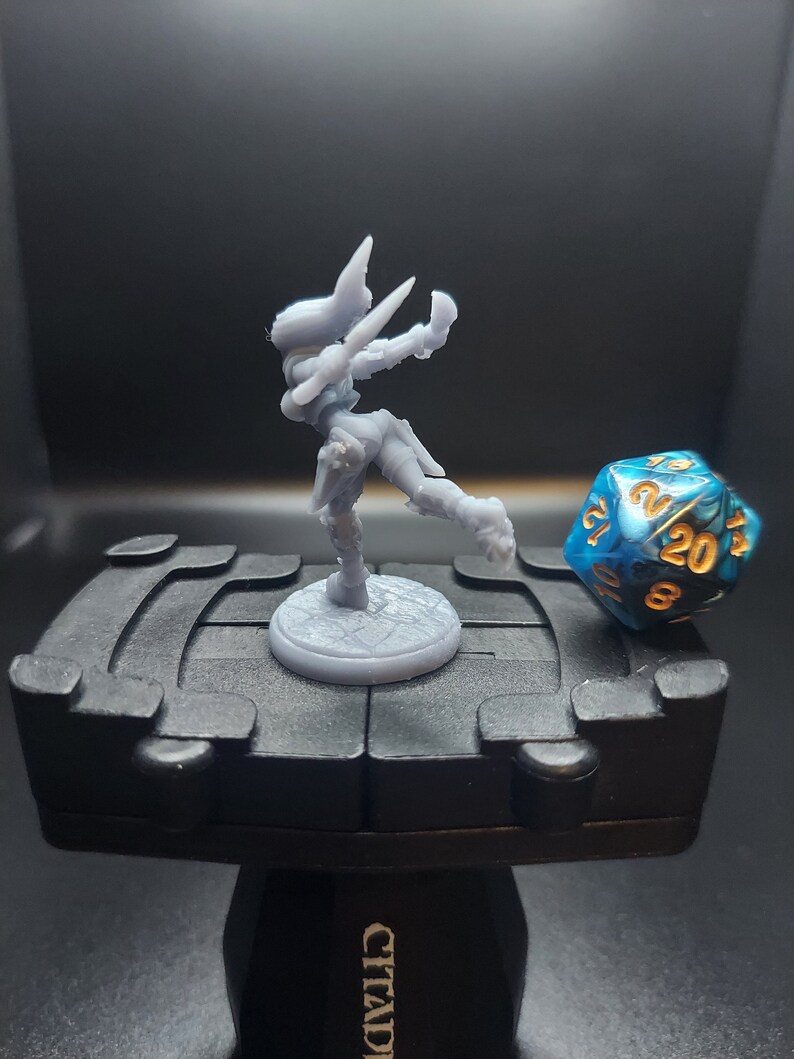 Female Rogue Miniature Dungeons and Dragons Female Miniature Human ...
