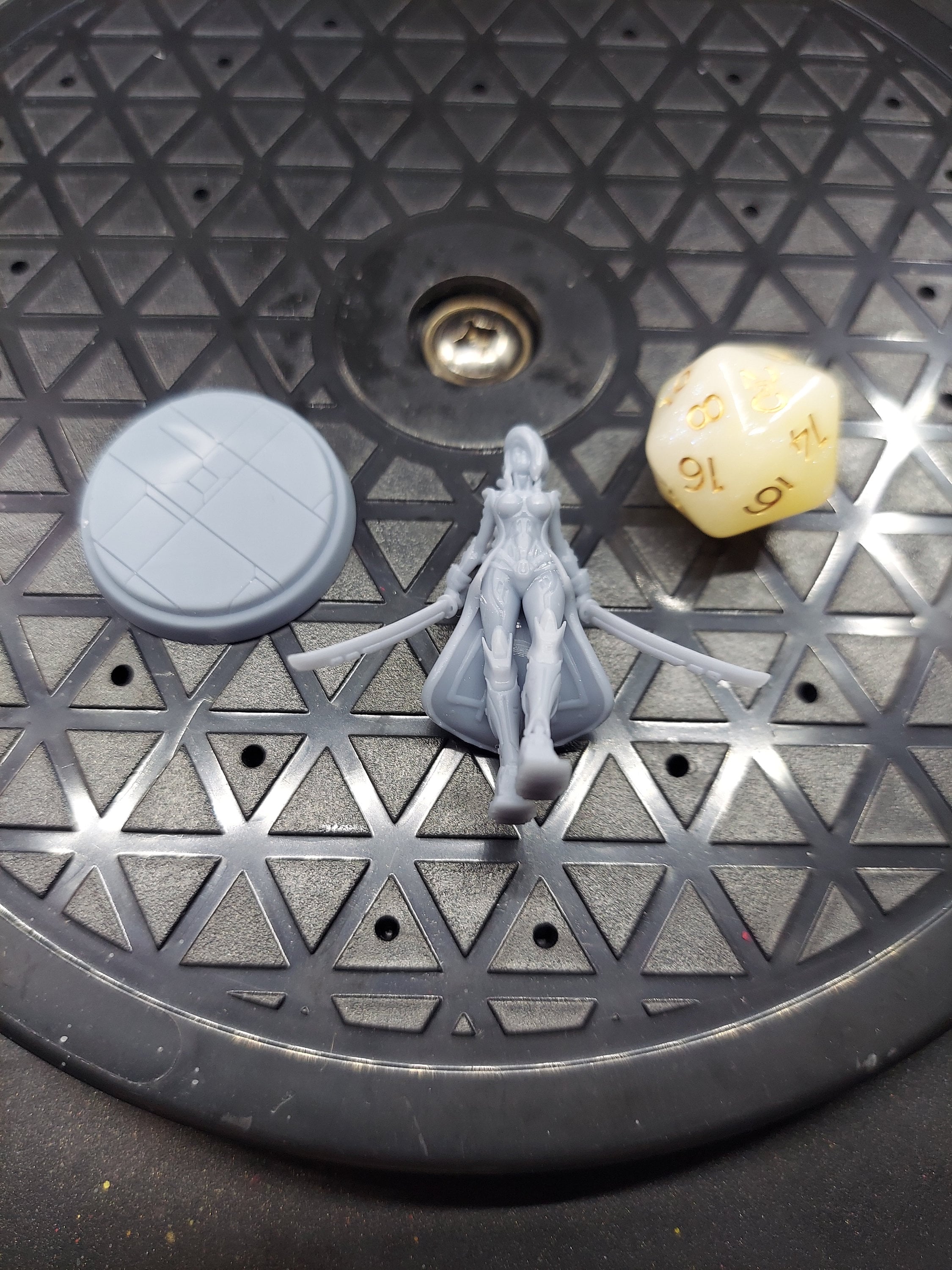 Female Cyberpunk Miniature for Dungeons and Dragons and Ttrpg Miniature ...