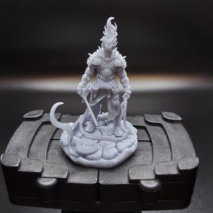 Skeleton Knight Dungeons and Dragons Miniature Dnd Skeleton Miniature ...