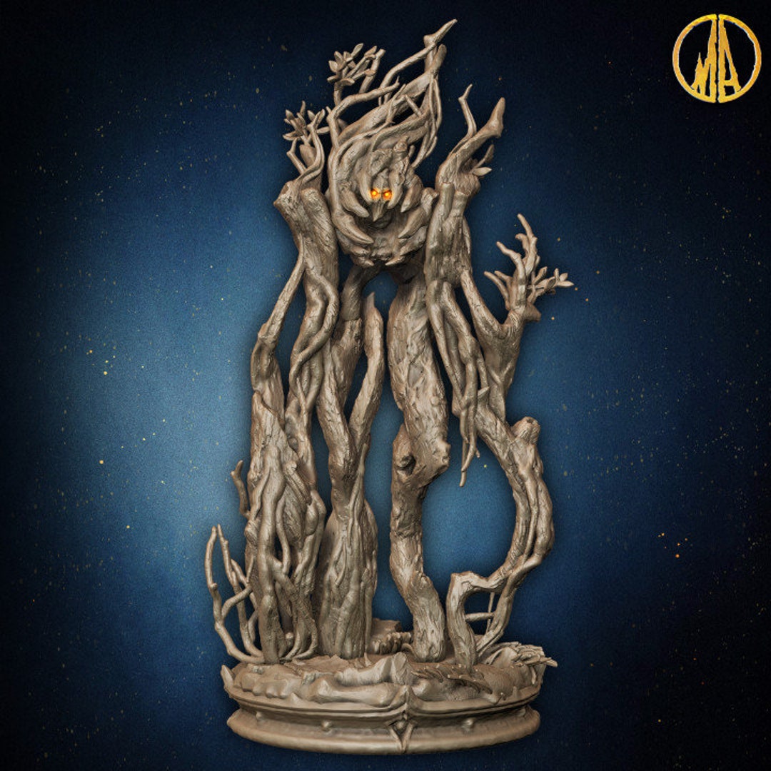 Ent Miniature Dungeons and Dragons | Dnd Miniature | Tree Giant ...