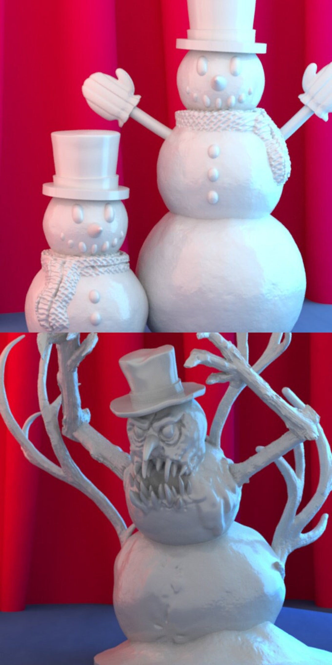 Snowman Dragon Dungeons and Dragons Miniature for Ttrpgs Tabletop ...