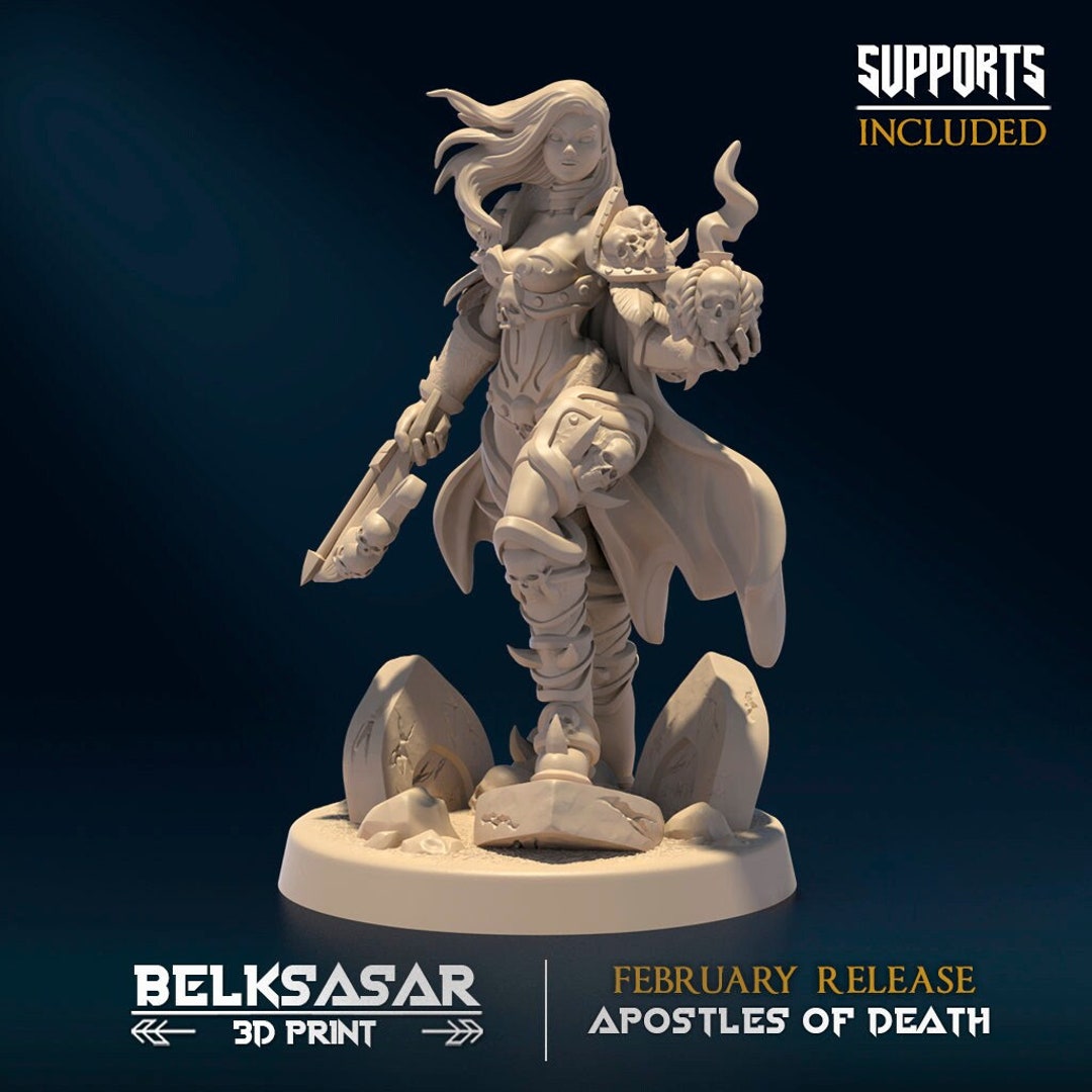 Undead Ranger Dungeons and Dragons Miniature | Dnd Miniature ...