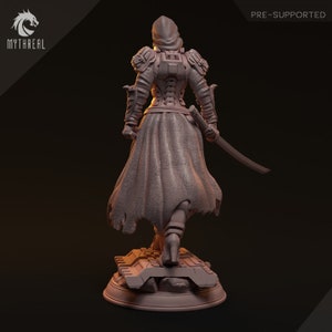 Female Cyberpunk Assassin Miniature Cyber Soldier Tabletop Miniature ...