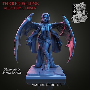Succubus Miniature Female Vampire Bride Mistress Dungeons and Dragons Miniature | Iris | Dnd ...