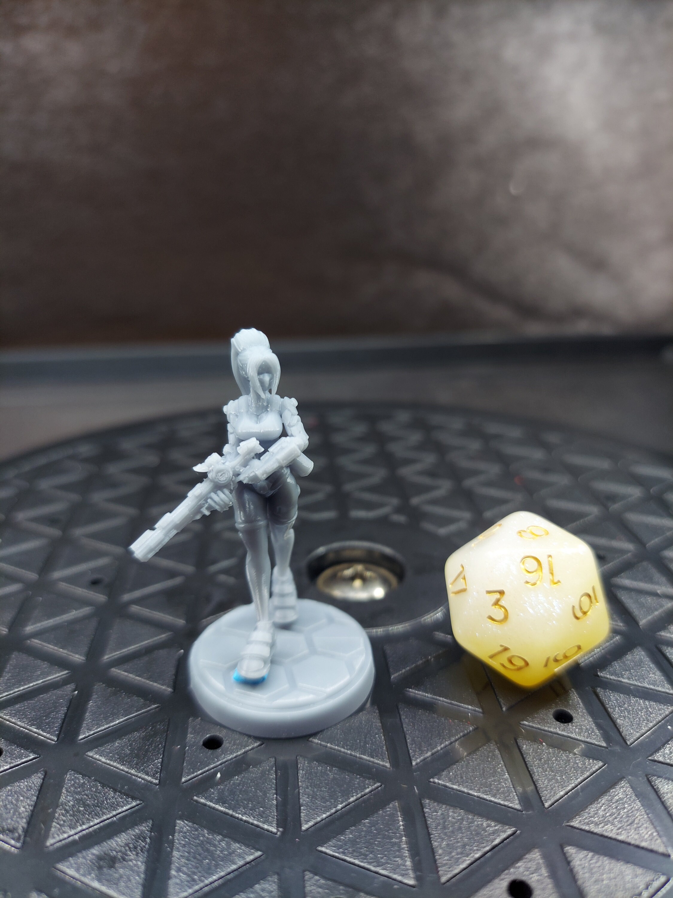 Female Cyberpunk Miniature for Dungeons and Dragons and Ttrpg - Etsy