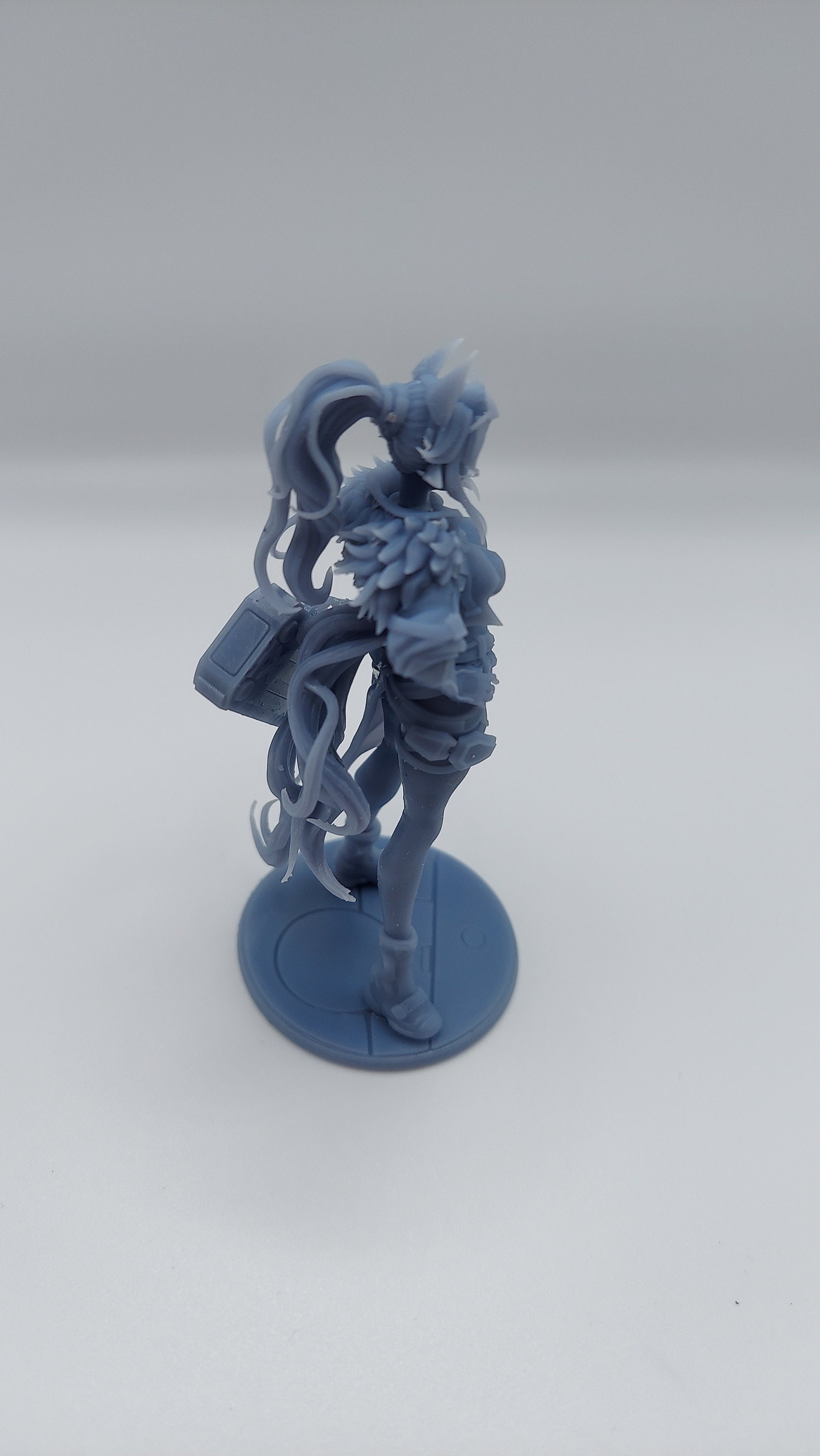 Female Cyber Elf Cat Girl Miniature Resin Kit - Etsy