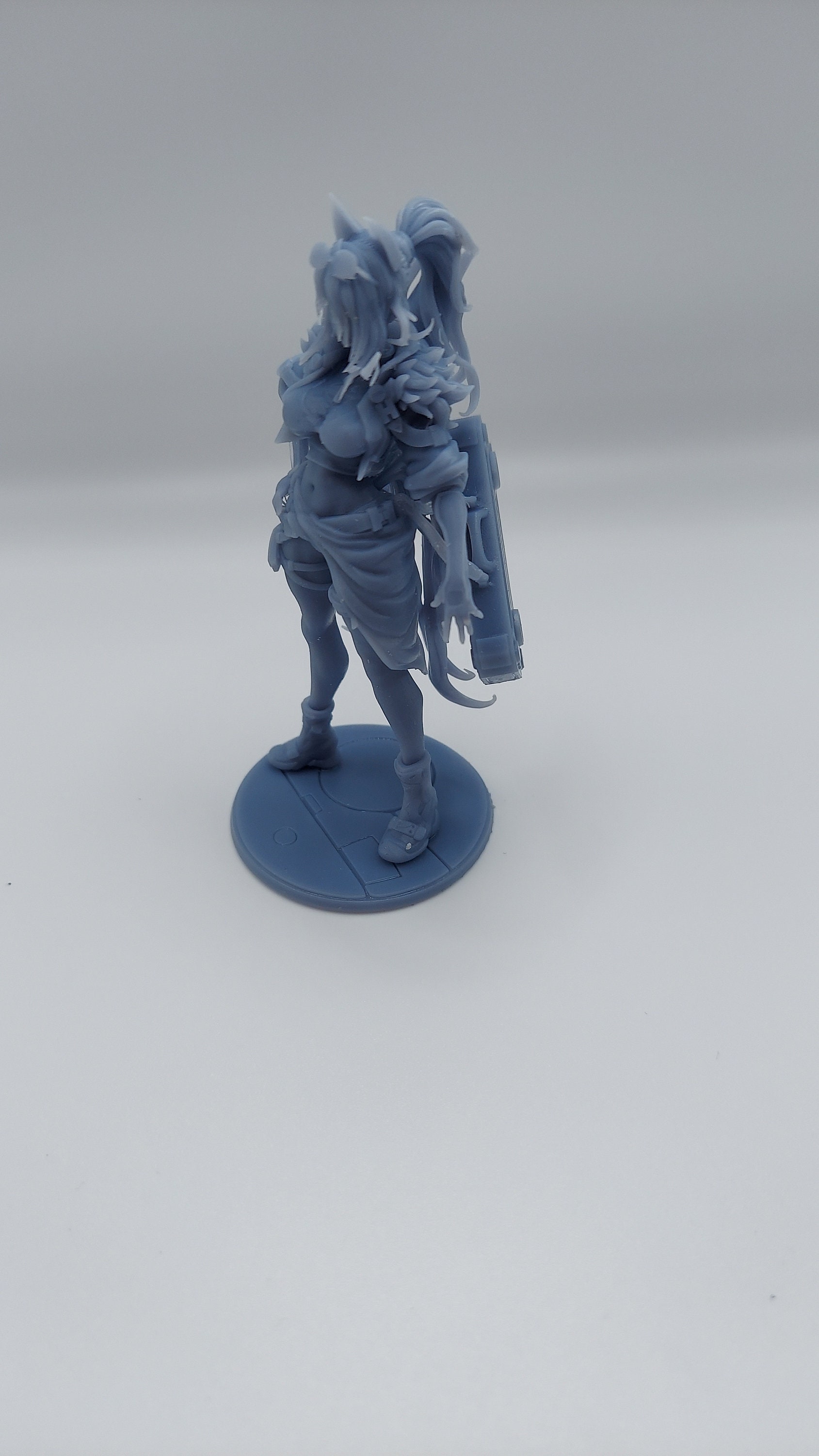 Female Cyber Elf Cat Girl Miniature Resin Kit - Etsy