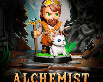 Dnd Human Male Alchemist Unpainted Miniature - Etsy