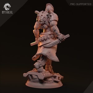 Cyberpunk Cyber Assassin Miniature Cyber Soldier Tabletop Miniature ...