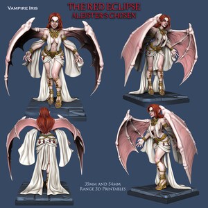 Succubus Miniature Female Vampire Bride Mistress Dungeons and Dragons Miniature | Iris | Dnd ...