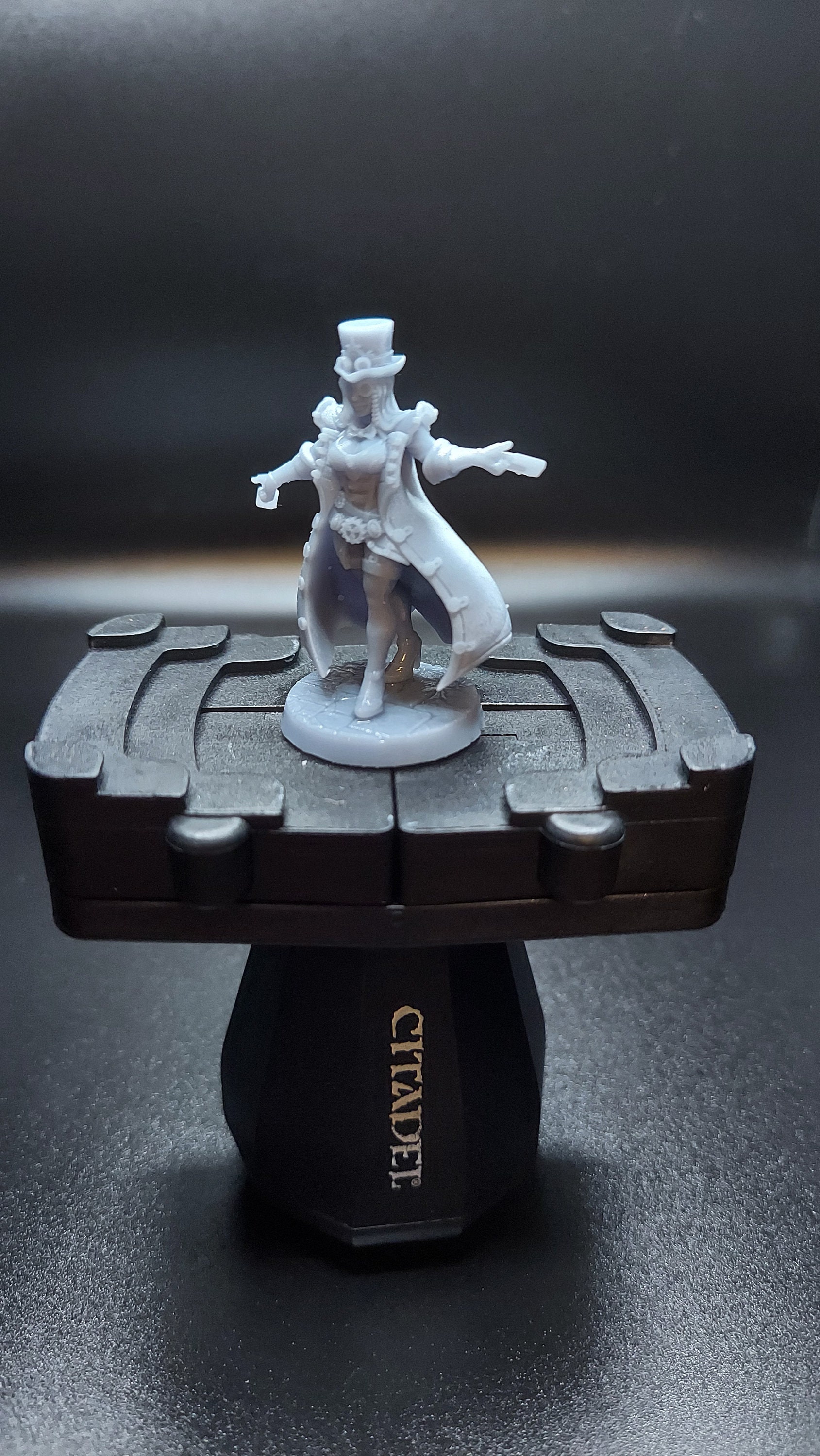 Steampunk Female Magician Dnd 25mm Base - Etsy