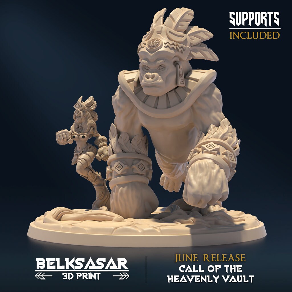 Amazoness Dungeons and Dragons Miniature Dnd Female Amazon Miniature ...