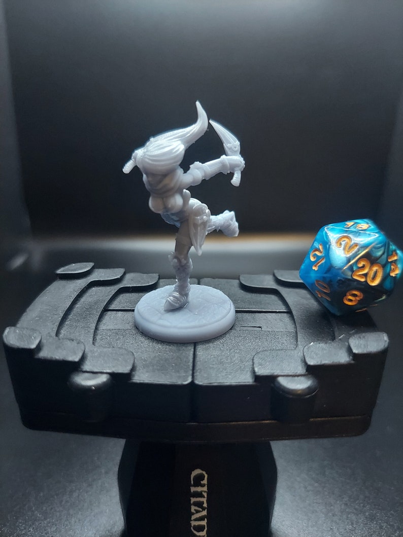 Female Rogue Miniature Dungeons and Dragons Female Miniature Human ...