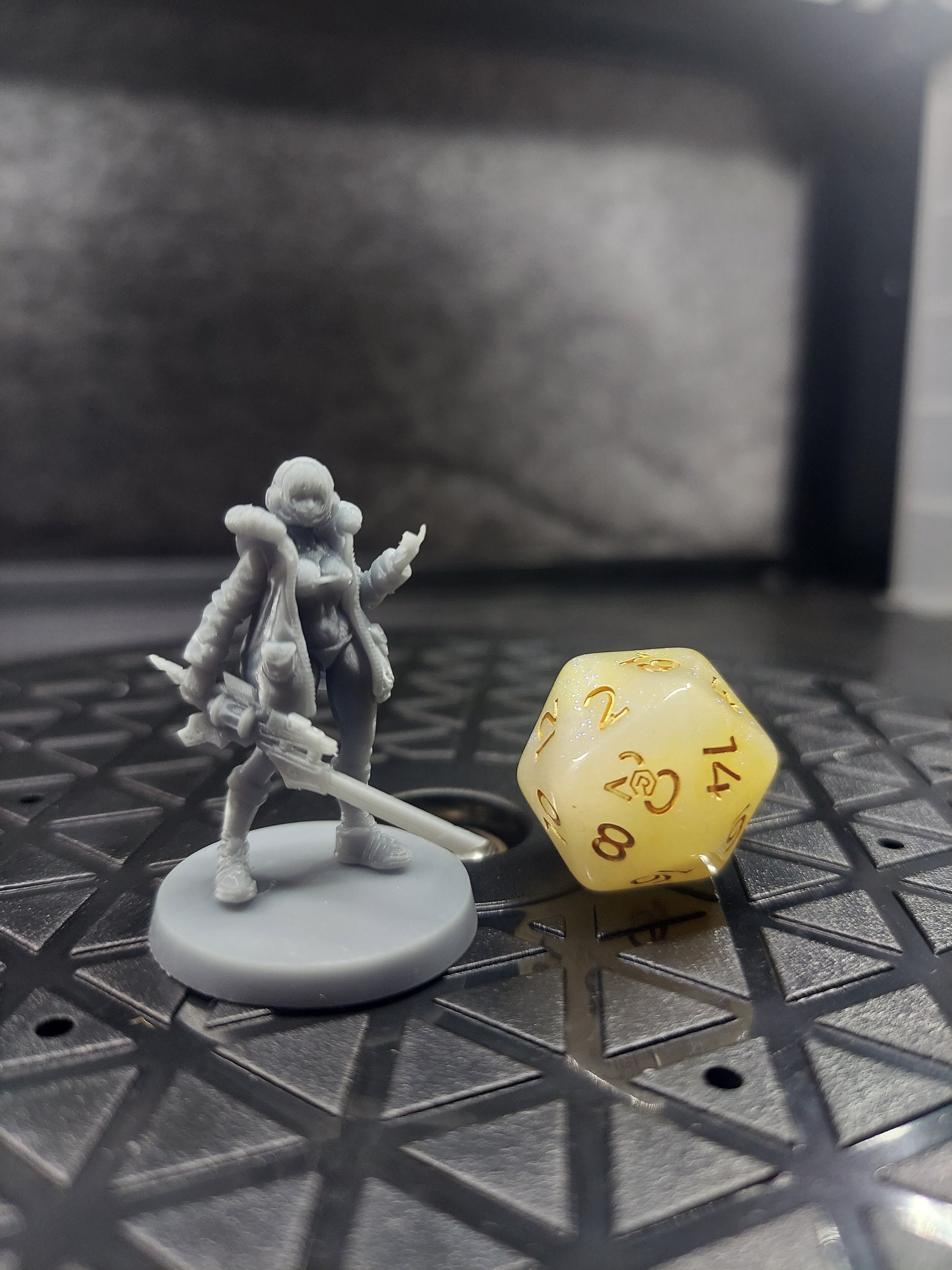 Cyberpunk Female Miniature for Ttrpg and Dungeons and Dragons ...