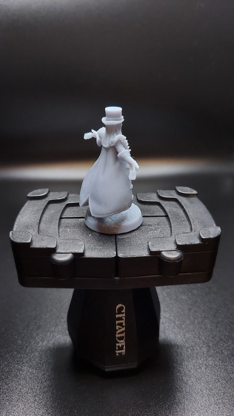 Steampunk Female Magician Dnd 25mm Base - Etsy