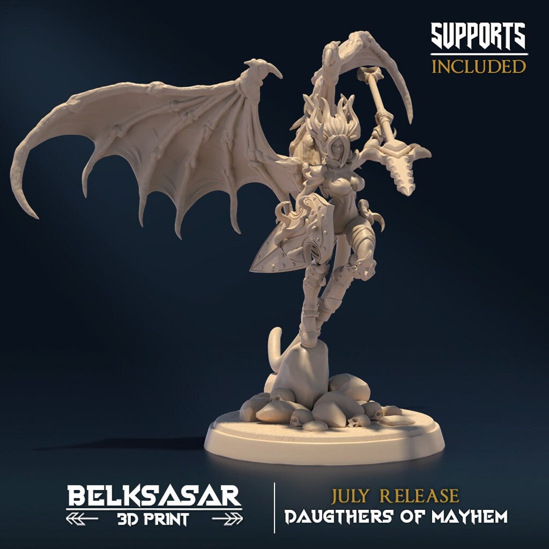 Succubus Dungeons and Dragons Miniature Succubus Heart Ripper A Dnd ...