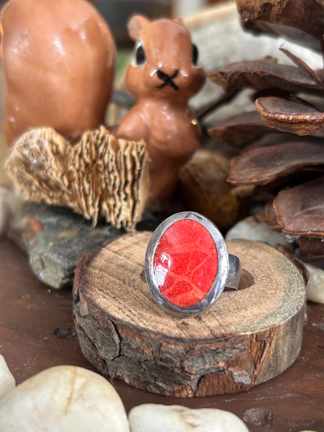 925 Sterling Vintage Fabulous Stone Size 6 1/2 Ring - Etsy