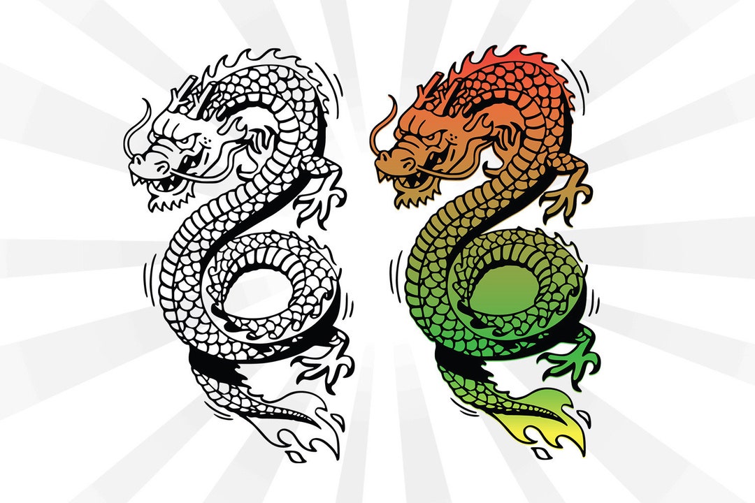 Dragon SVG, Dragon Clipart, Dxf, Png, Pdf, Eps , Dragon Digital ...
