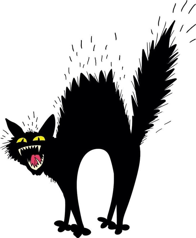 Gatto SVG Gatto nero svg Clipart gatto sbirciante Peeping - Etsy Italia